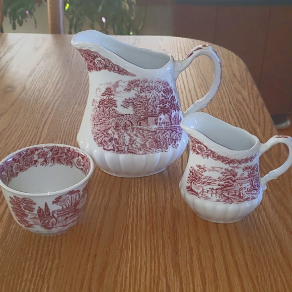 Staffordshire | Other | Staffordshire Pottery Countryside 3 Pc Set | Poshmark
